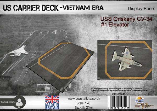1:48 US Carrier Deck - Vietnam Era - CV-34