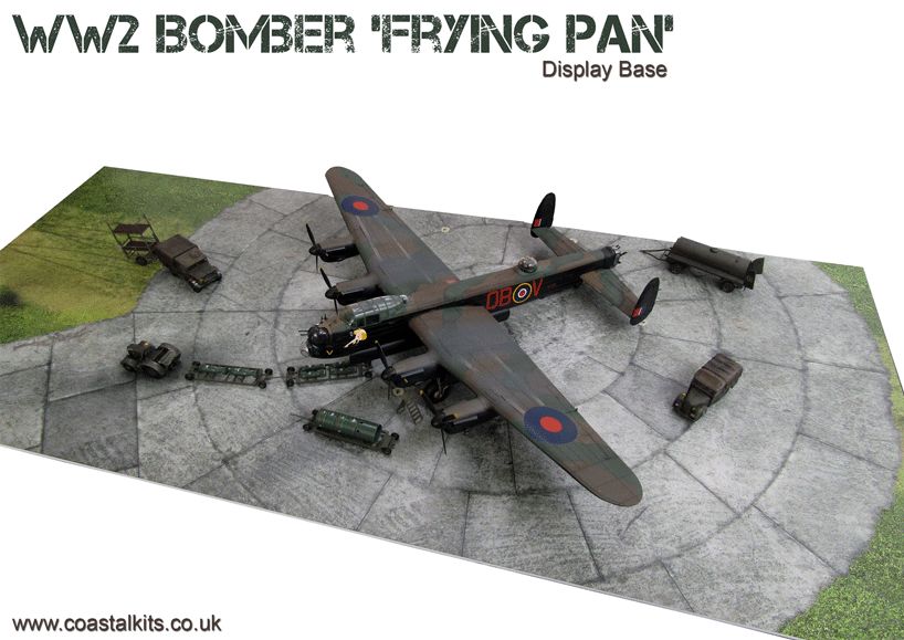 1:72 WW2 Bomber Frying Pan Pad