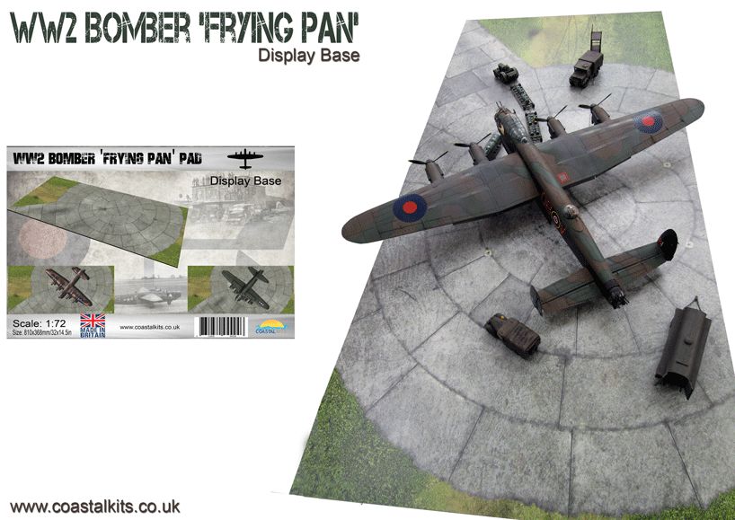 1:72 WW2 Bomber Frying Pan Pad